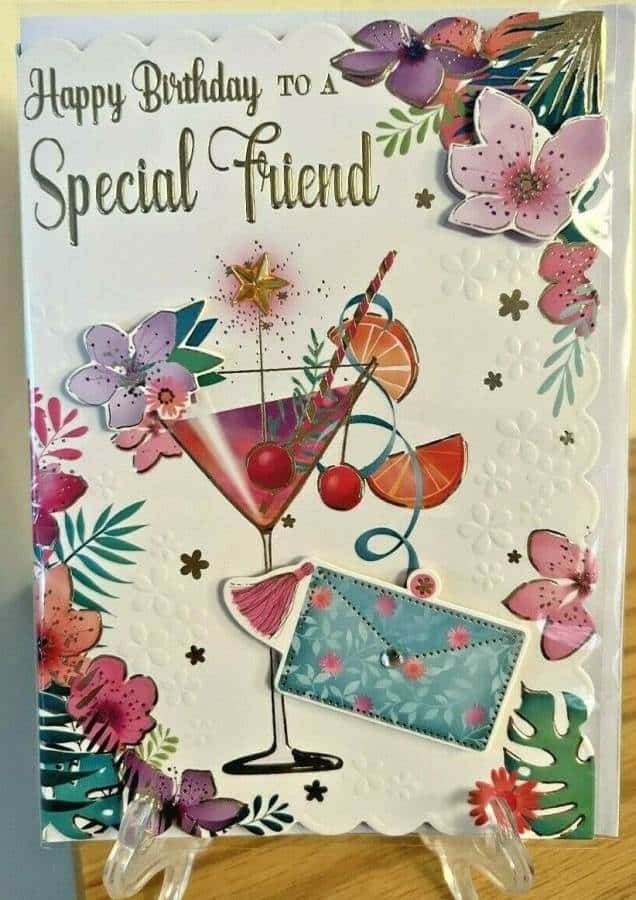 60th Birthday Card Friend - Bella Rose Craft Studio